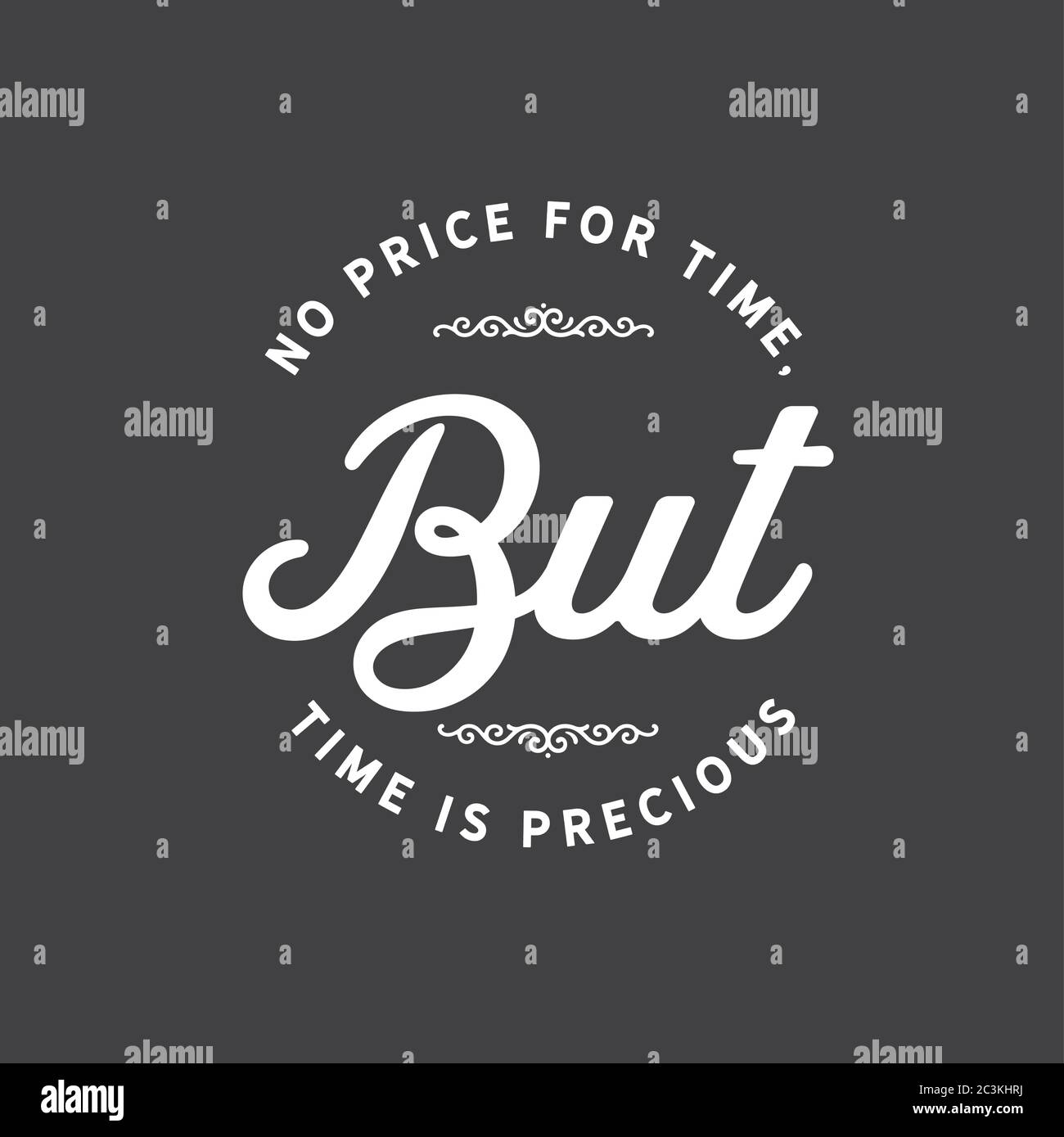 Time is precious illustration Stock Vector Images - Alamy