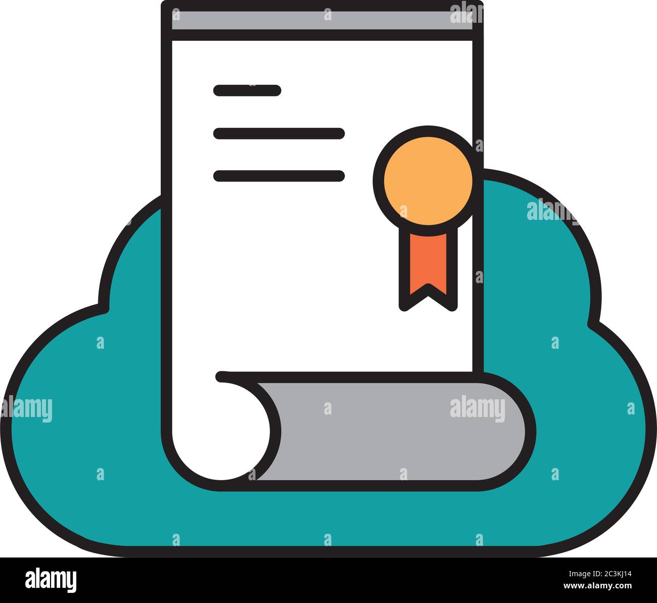 online education, certificate cloud computing, website and mobile ...
