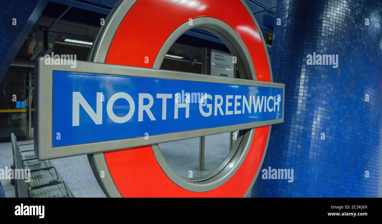 Greenwich north underground station hi-res stock photography and images ...