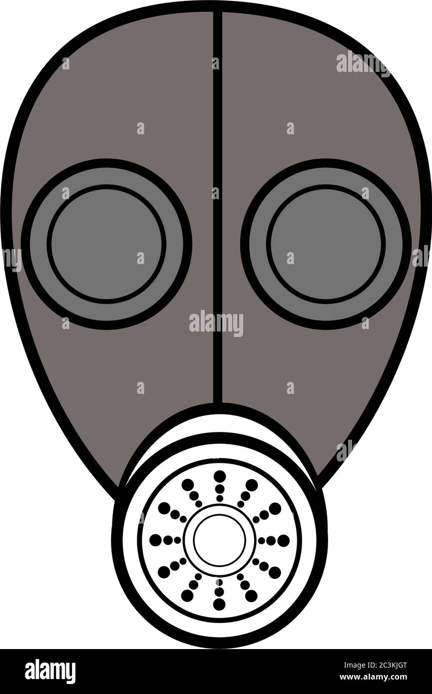 Easy Gas Mask Drawings