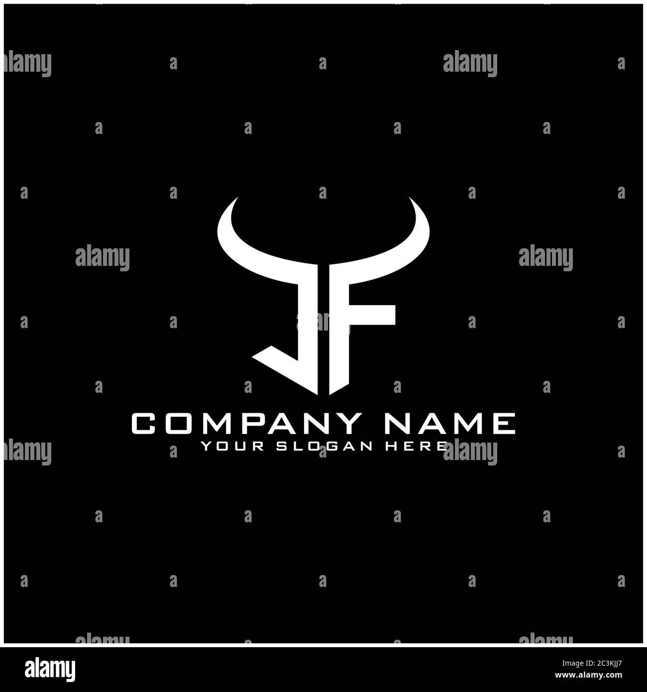Jf font Stock Vector Images - Alamy