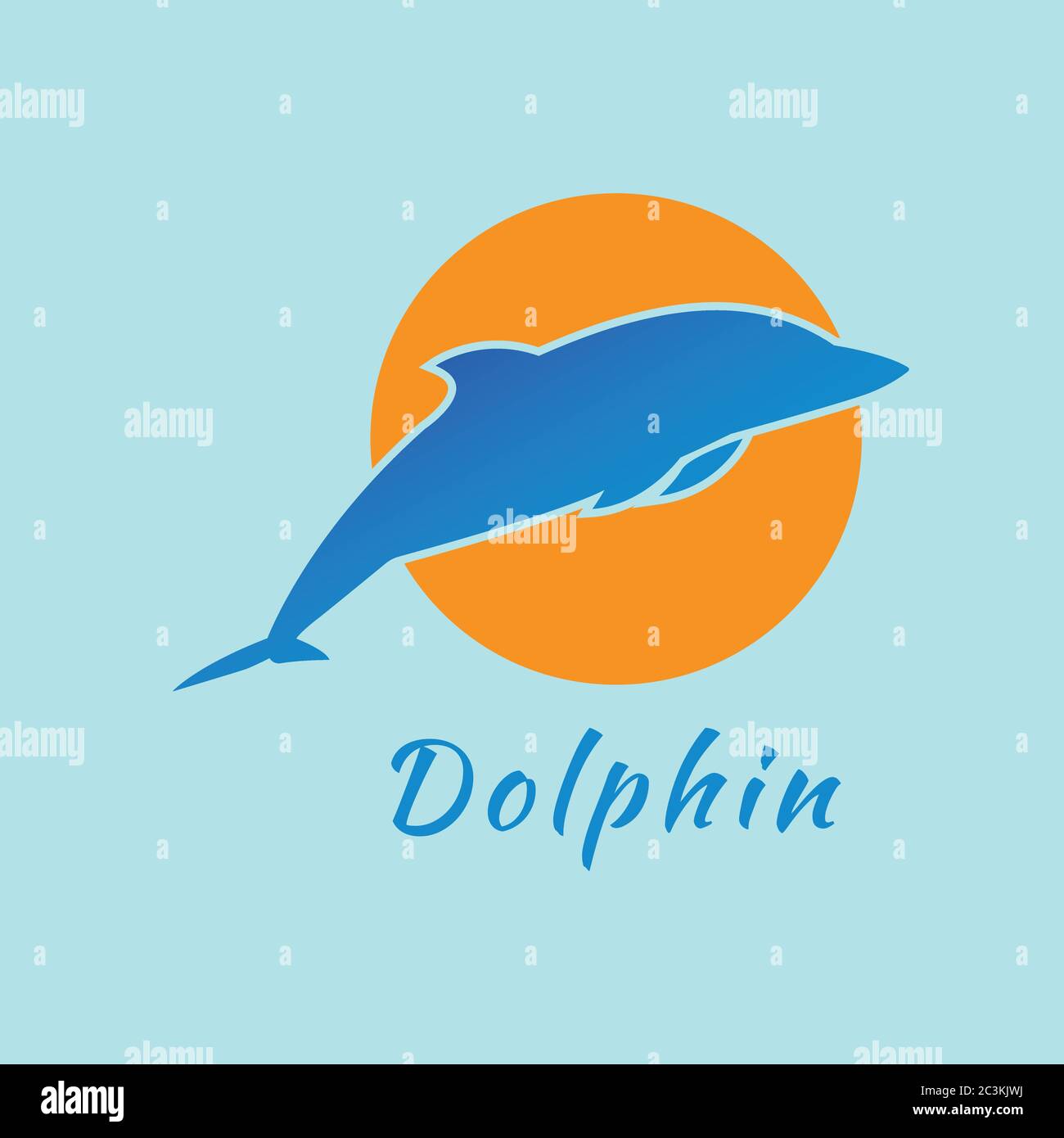 This is a dolphin vector design. This design is suitable to be used for ...