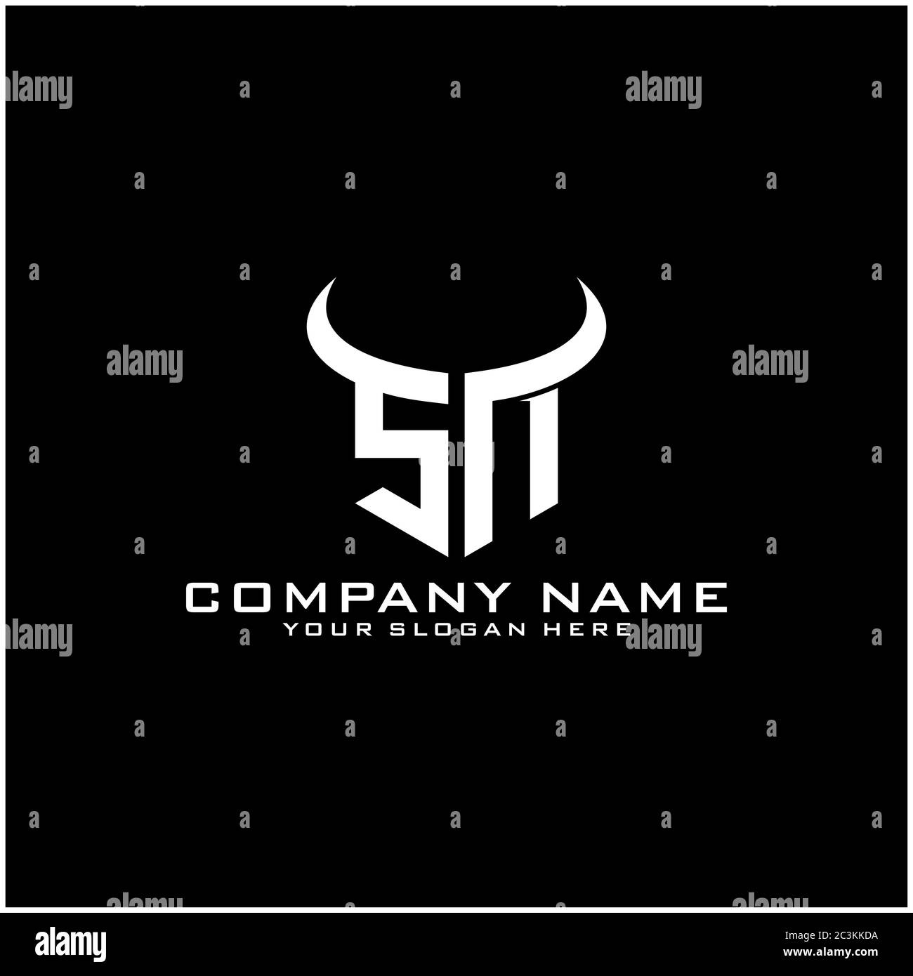 Letter Sn Logo High Resolution Stock Photography and Images - Alamy