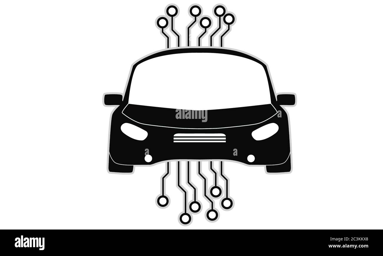 Ai technology car Cut Out Stock Images & Pictures - Alamy