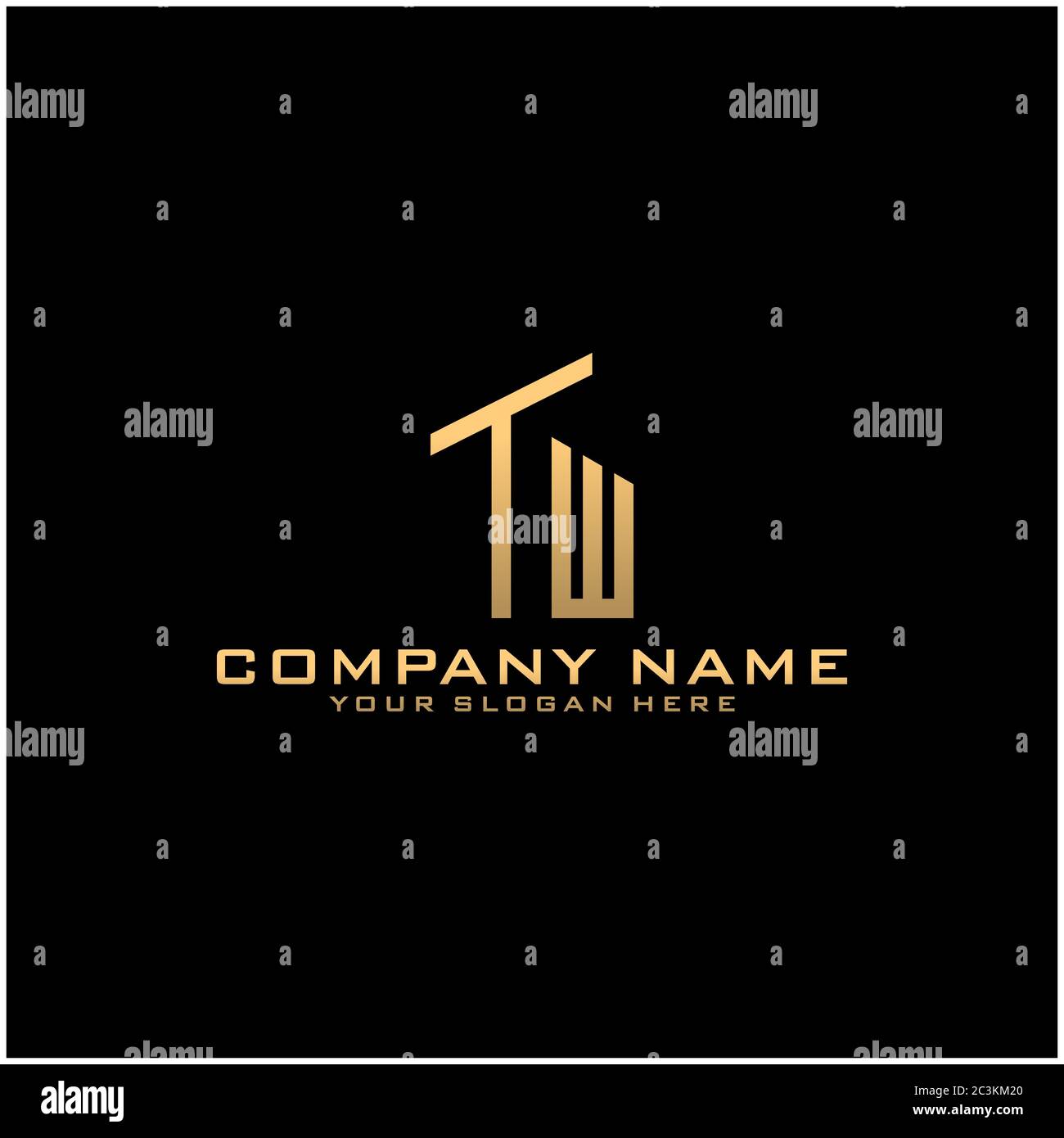 Tw Letter Stock Vector Images - Alamy