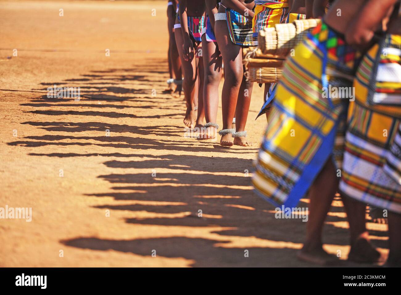 Traditional dance competition in Venda in Limpopo, South Africa Stock ...