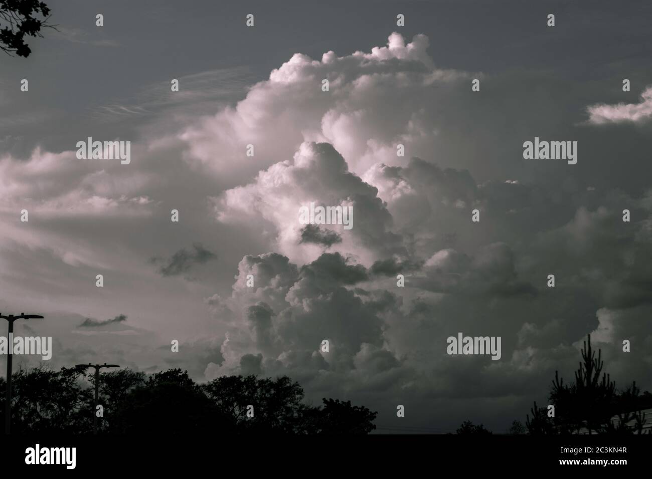 Cumulonimbus Cloud of a Thunderstorm Stock Photo - Alamy