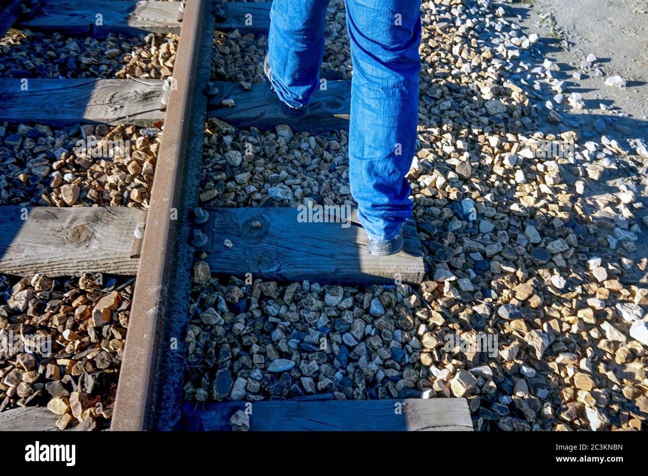 Feet railroad hi-res stock photography and images - Alamy