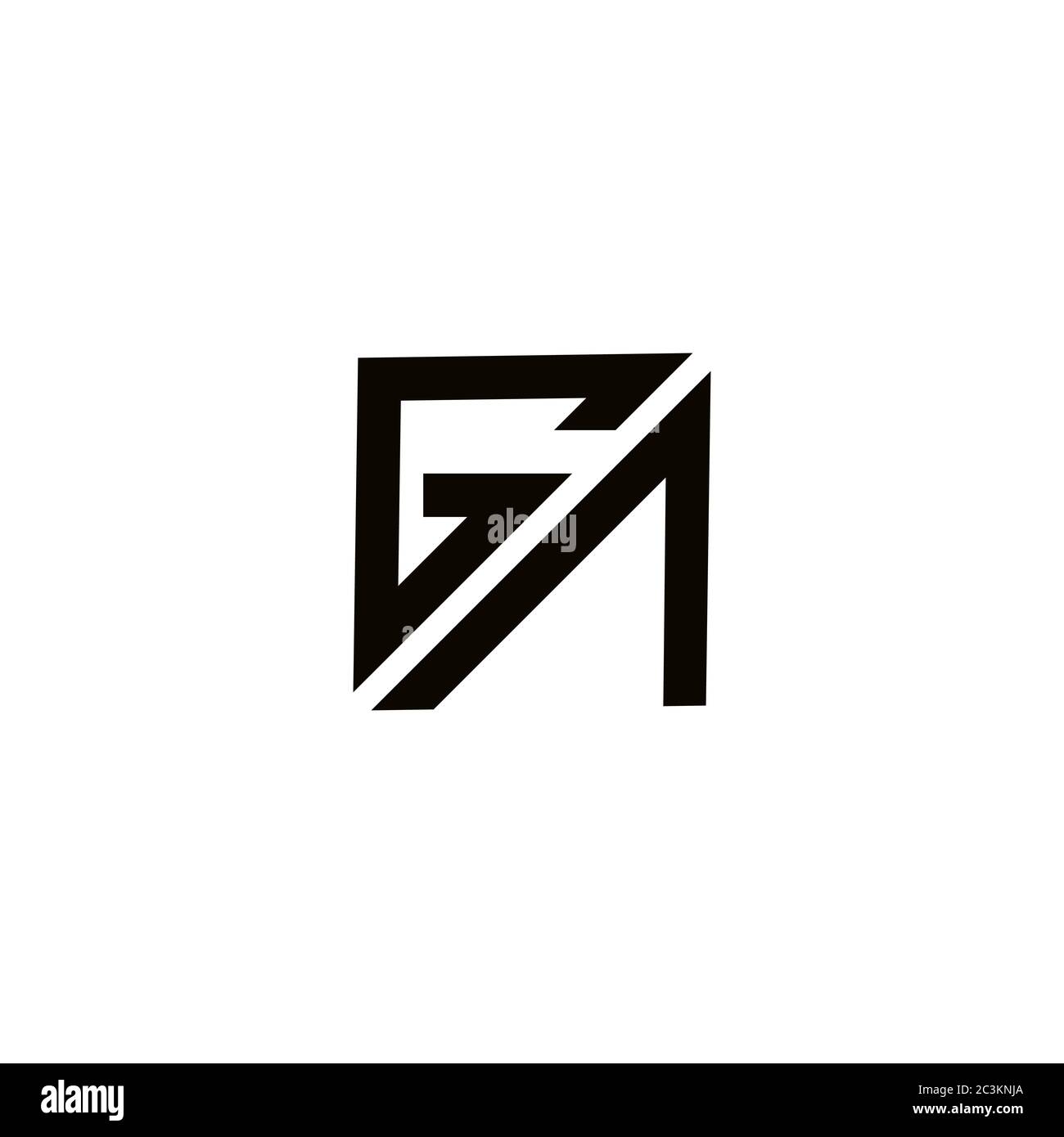 Gn clean logo Stock Vector Images - Alamy