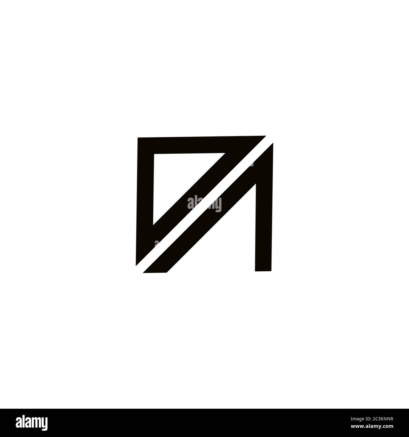 Letter dn vector vectors hi-res stock photography and images - Alamy