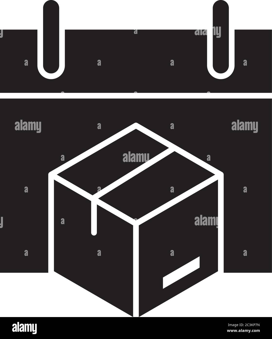delivery packaging, calendar cardboard box cargo distribution, logistic ...