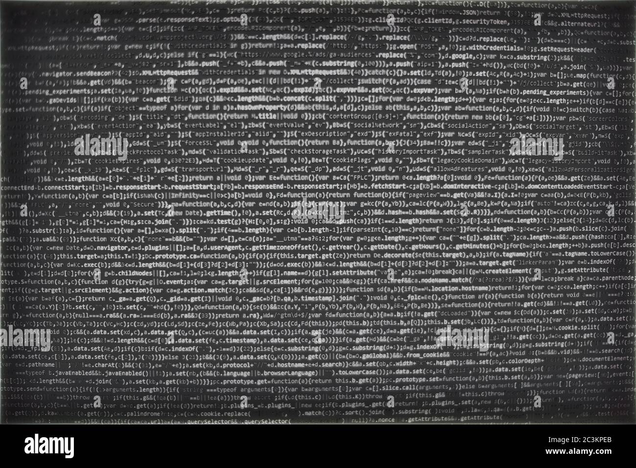 Web programming functions on laptop on laptop. IT business. Python code ...