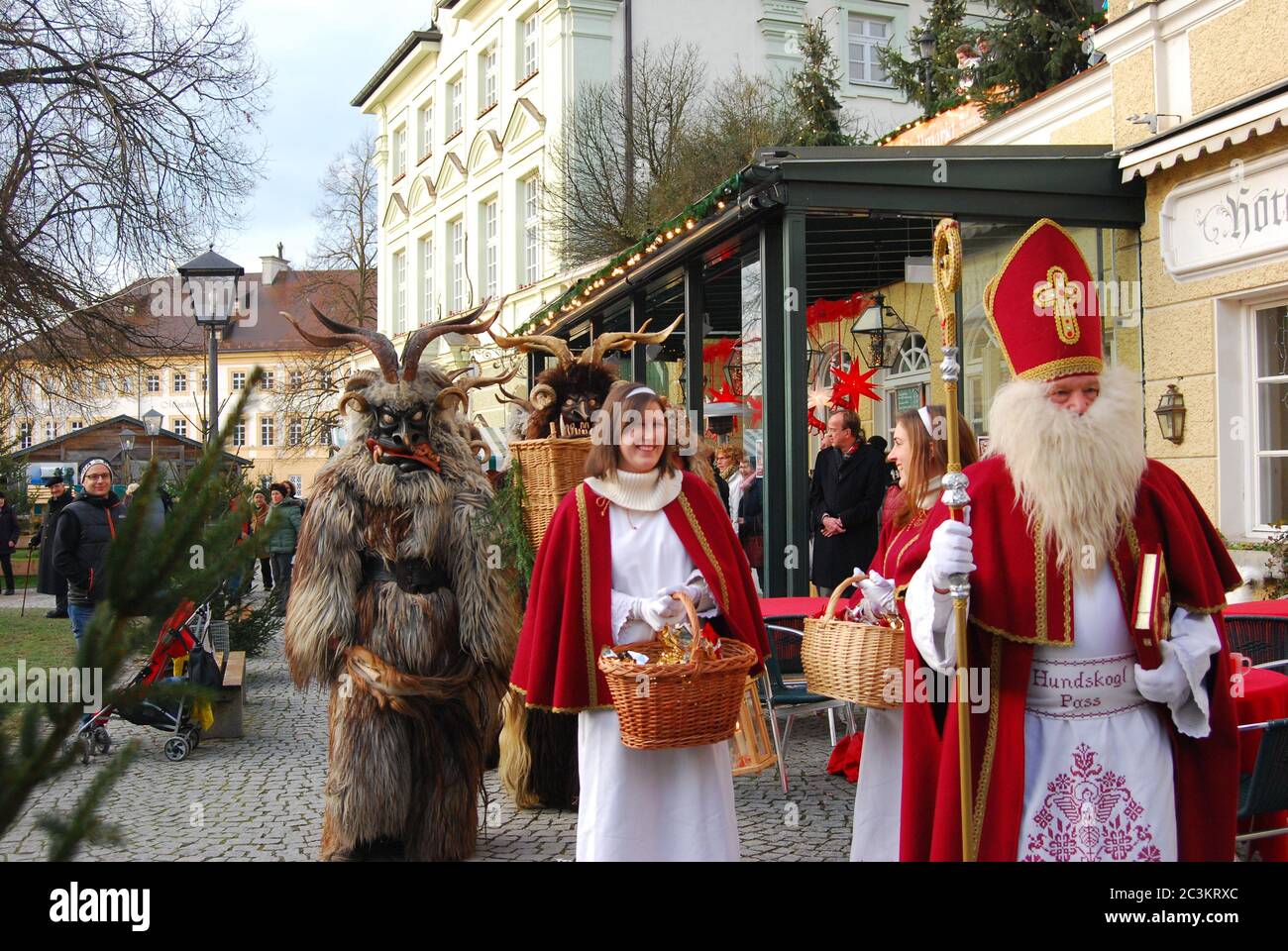 Sankt Nikolaus And Krampus