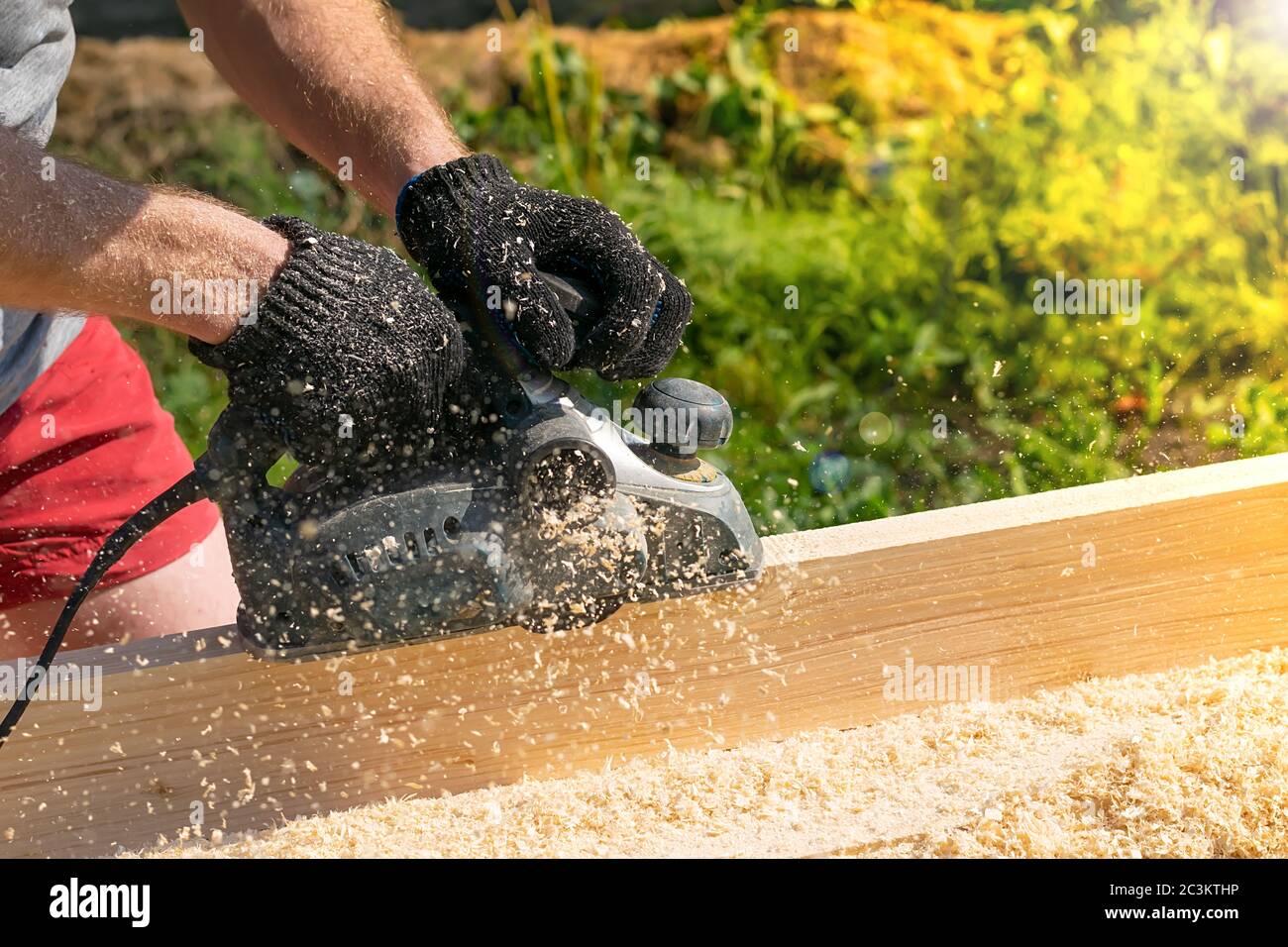 Man planing hi-res stock photography and images - Alamy