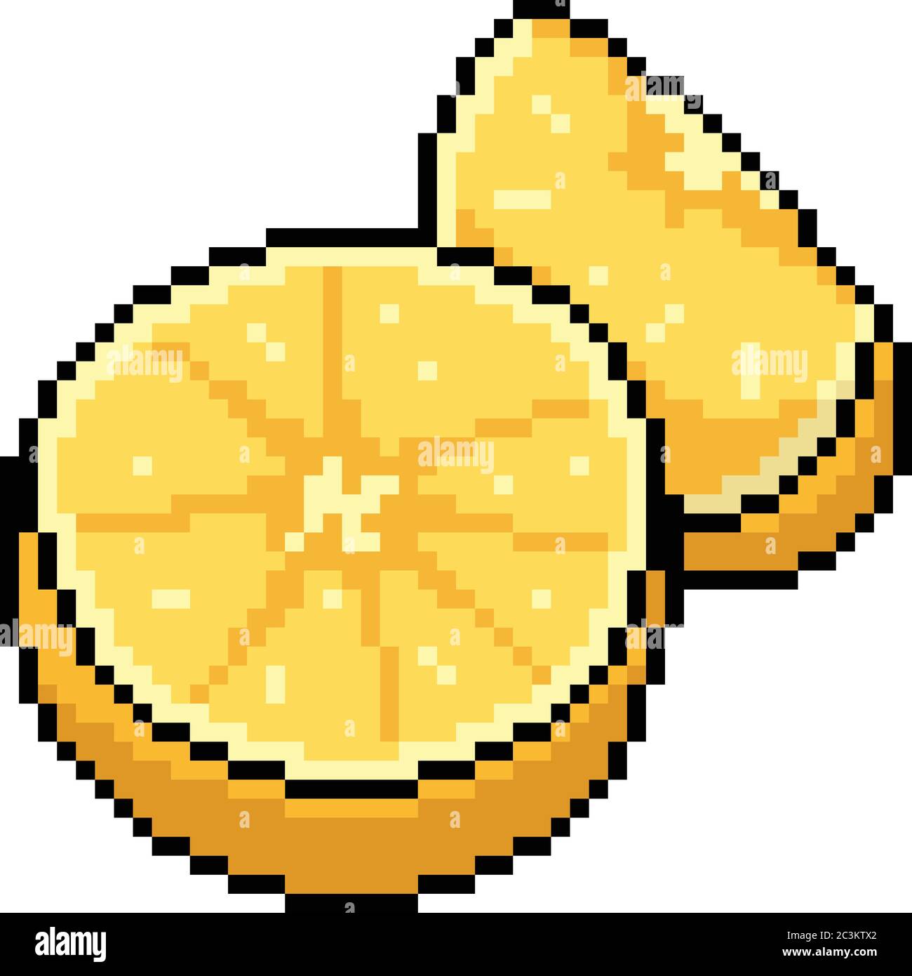 Orange fruit pixel hi-res stock photography and images - Alamy