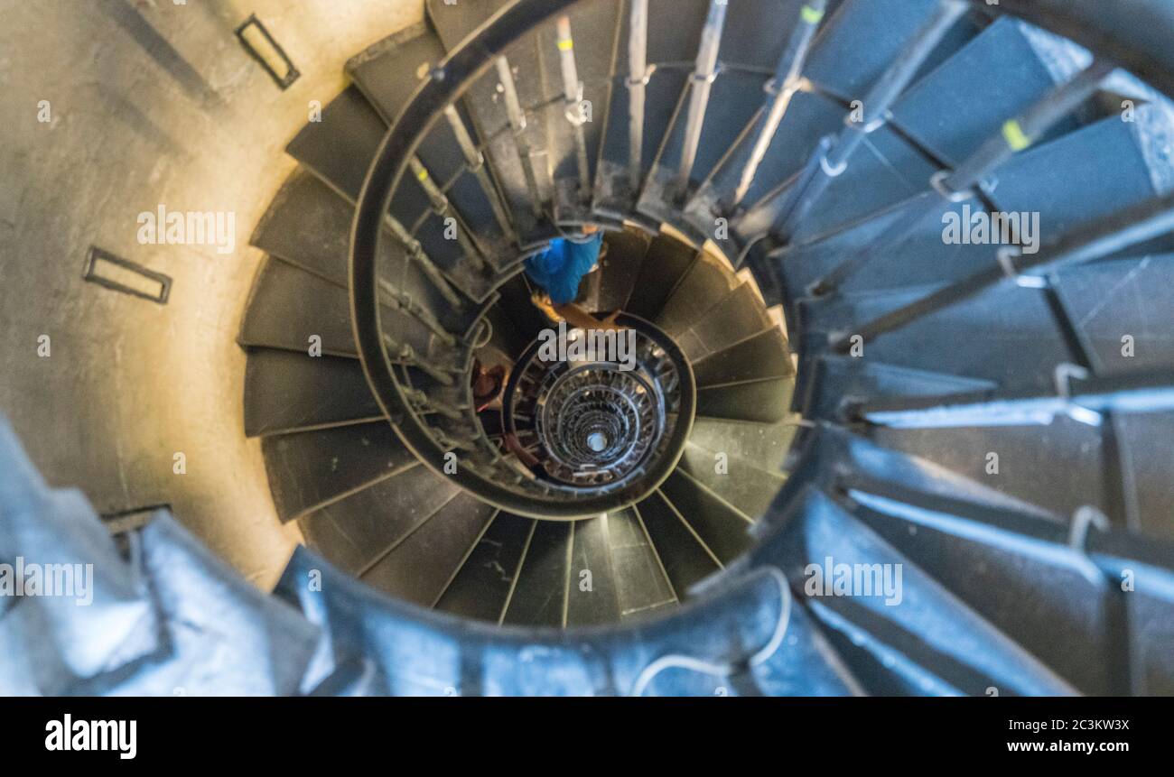 Corkscrew stairs hi-res stock photography and images - Alamy