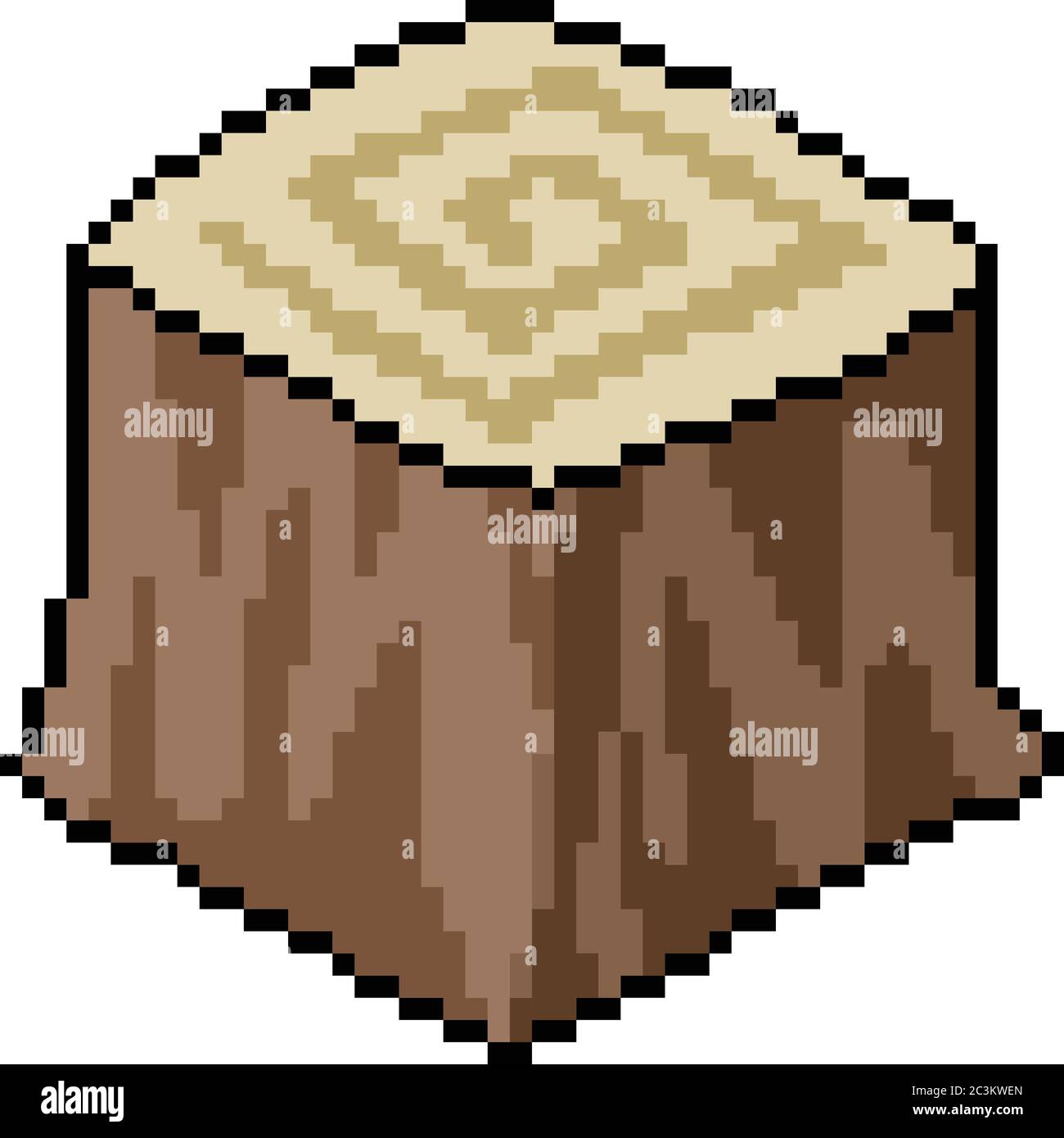 Log chair Stock Vector Images - Alamy