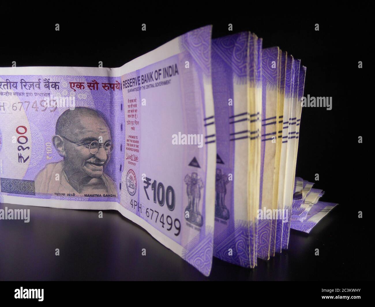 Black and white indian currency hi-res stock photography and images - Alamy