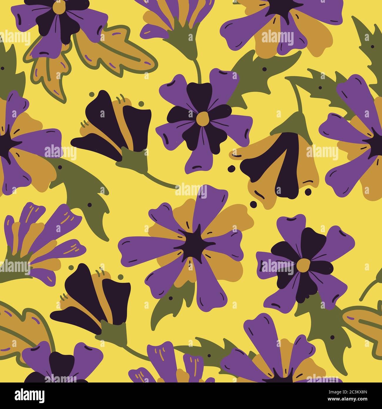 Vector organic motive seamless pattern Stock Vector Image & Art - Alamy