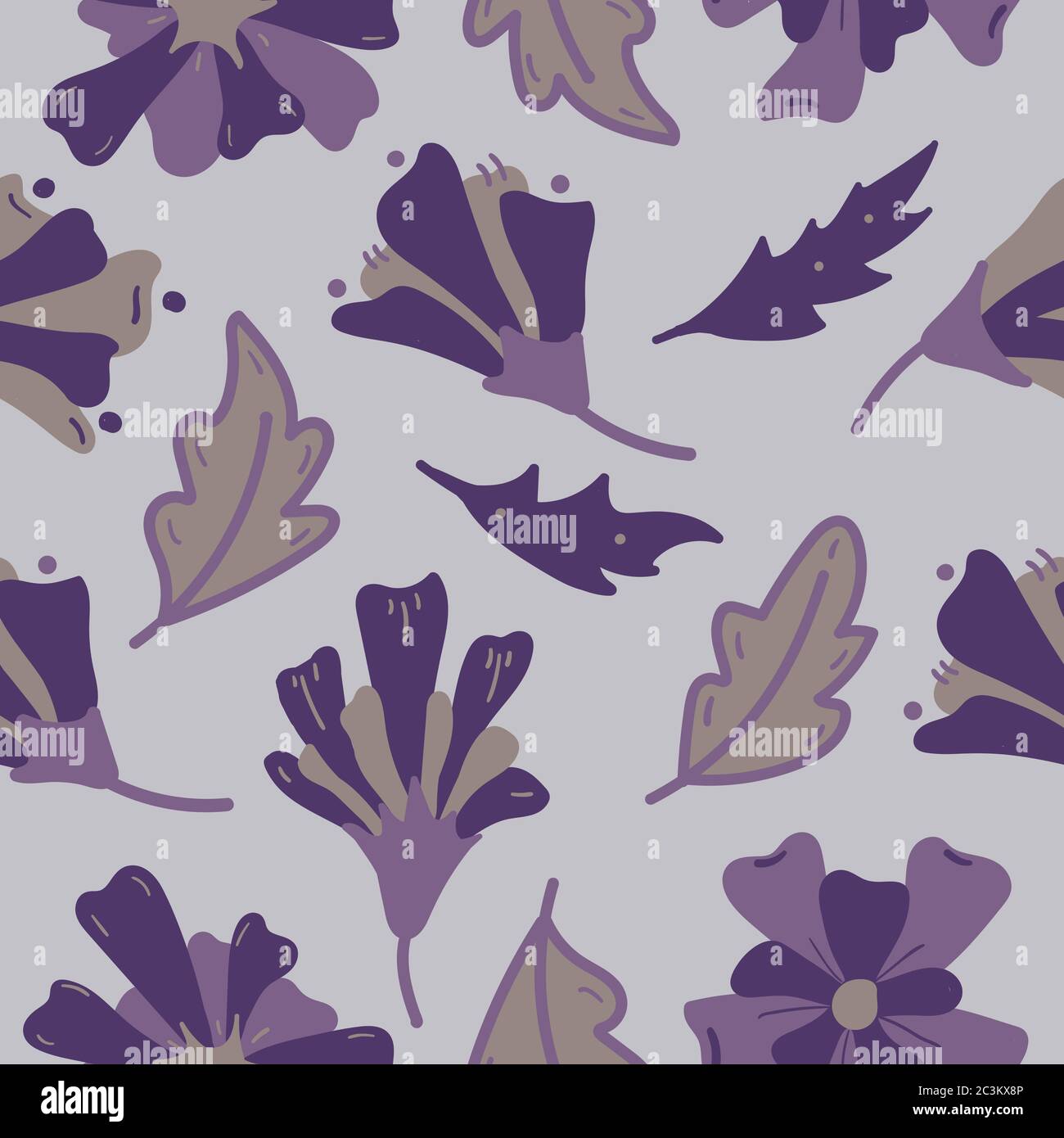 Vector organic motive seamless pattern Stock Vector Image & Art - Alamy