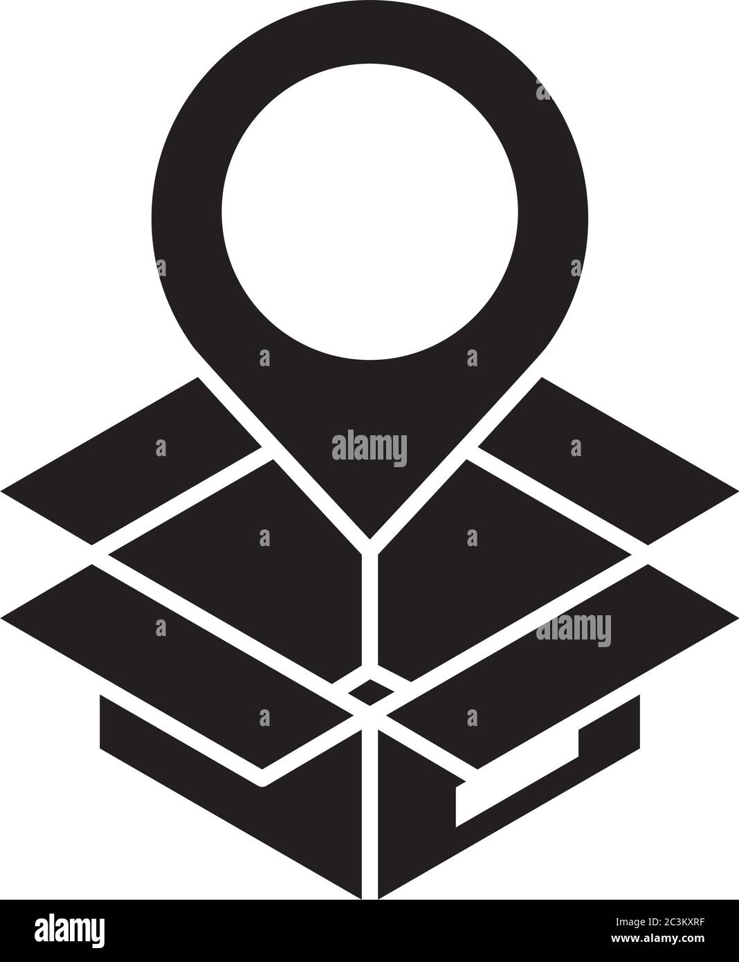 delivery packaging, navigation pointer cardboard box cargo distribution ...