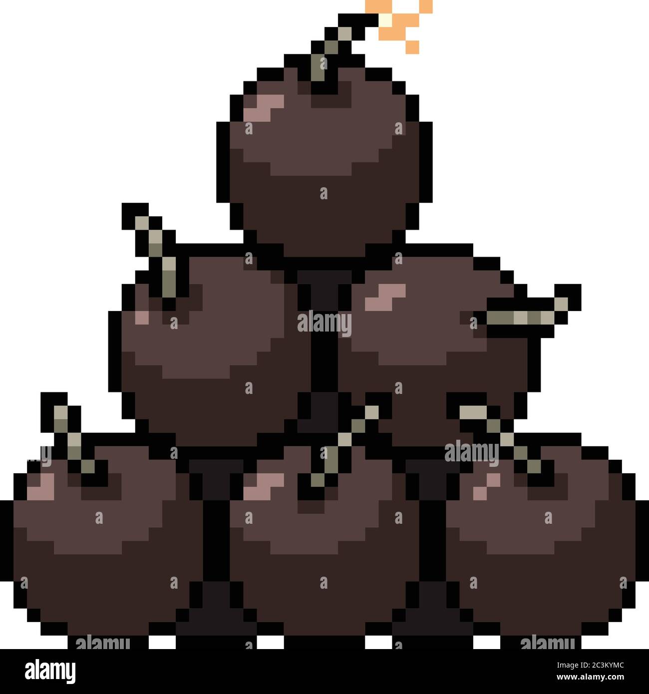 Bomb cartoon vector vectors Stock Vector Images - Alamy
