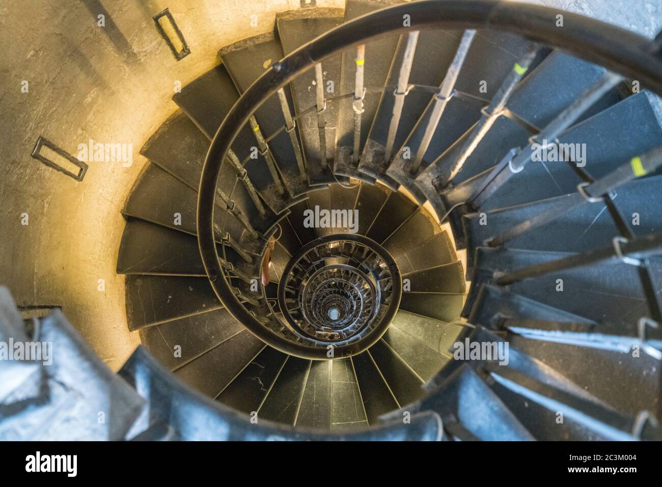 Corkscrew stairs hi-res stock photography and images - Alamy