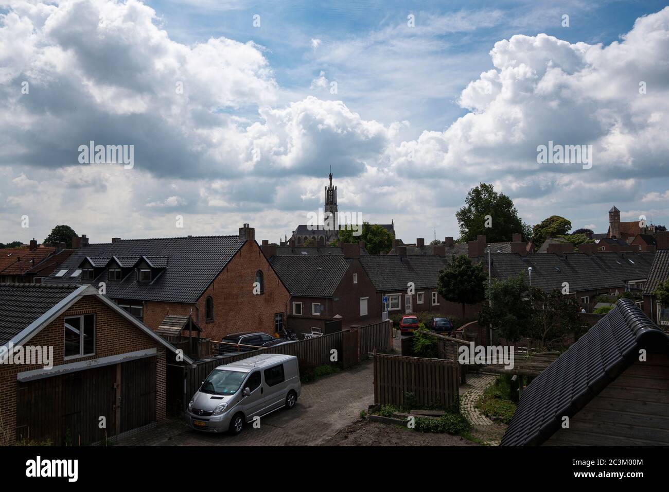 Hulst, the Netherlands, June 20, 2020, The fortified city of Hulst with ...