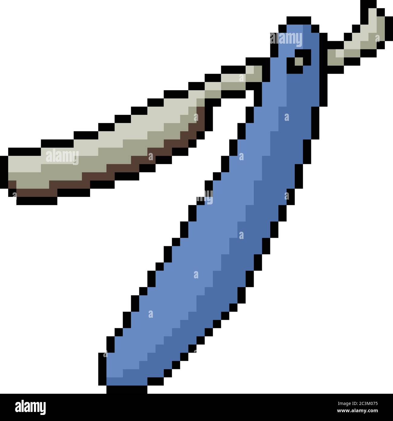 vector pixel art razor isolated cartoon Stock Vector Image & Art - Alamy