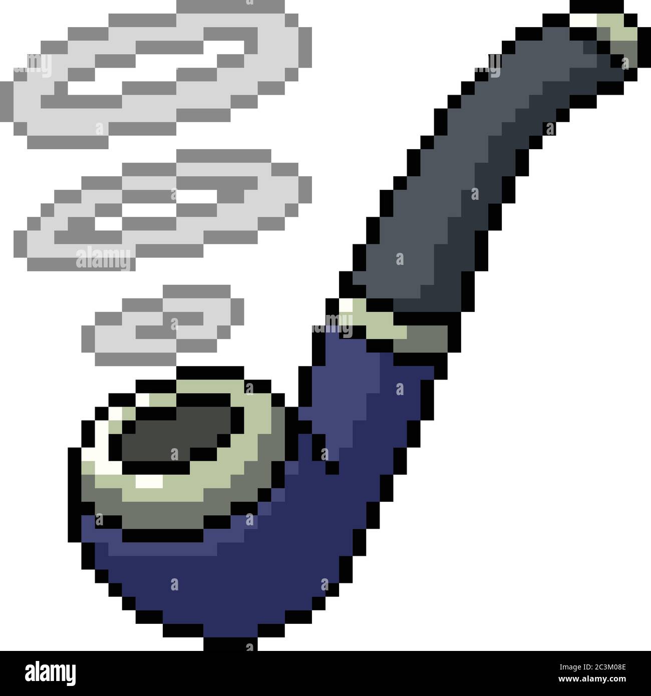 Cartoon doodle pipe smoke vector hi-res stock photography and images ...