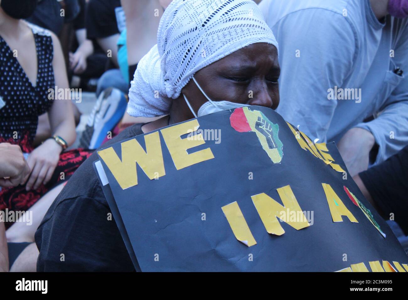 Blm protest slavery sign hi-res stock photography and images - Alamy