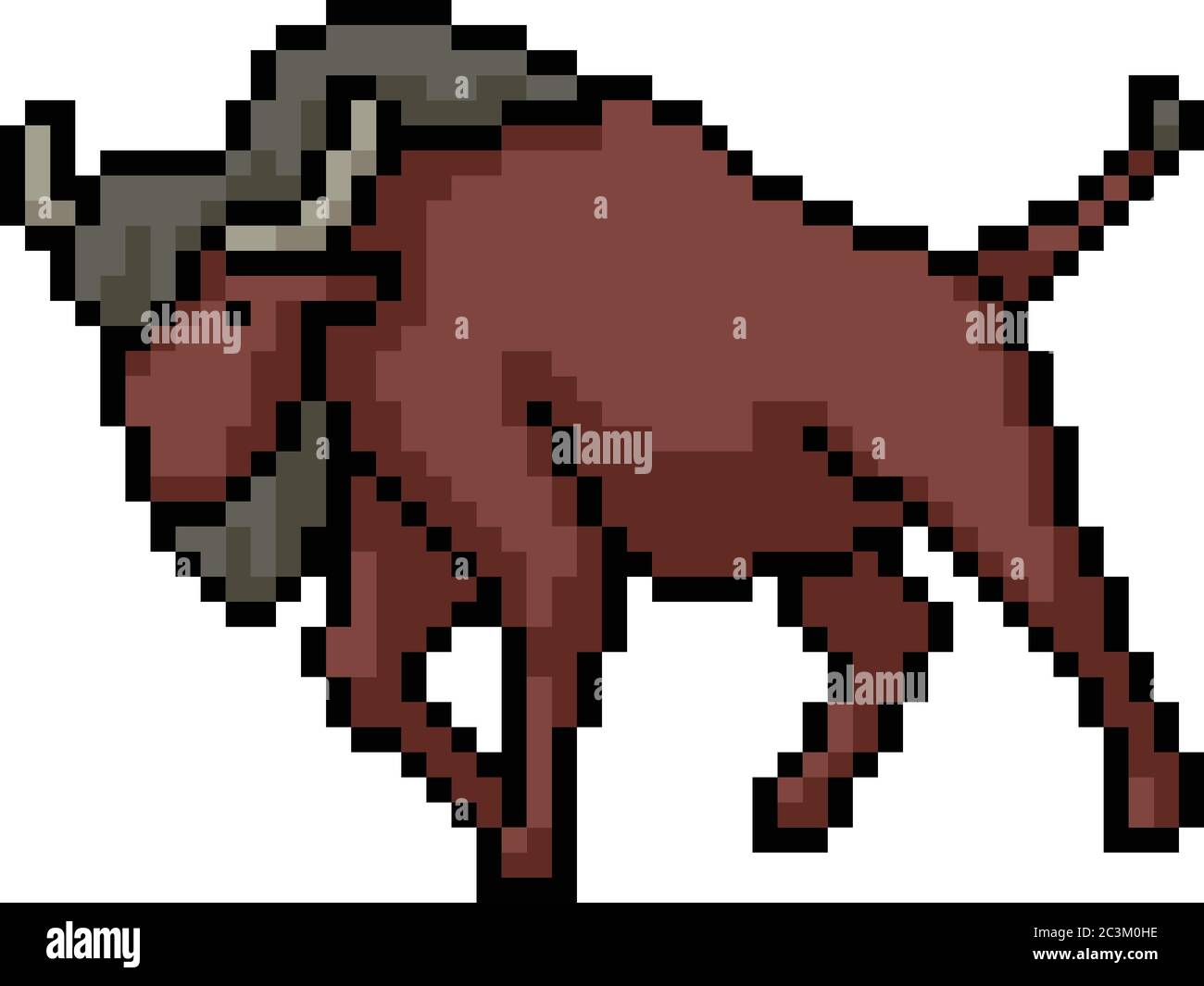 Animal ox not toy not illustration Stock Vector Images - Alamy