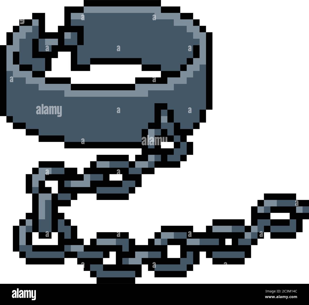 Iron cuff Stock Vector Images - Alamy