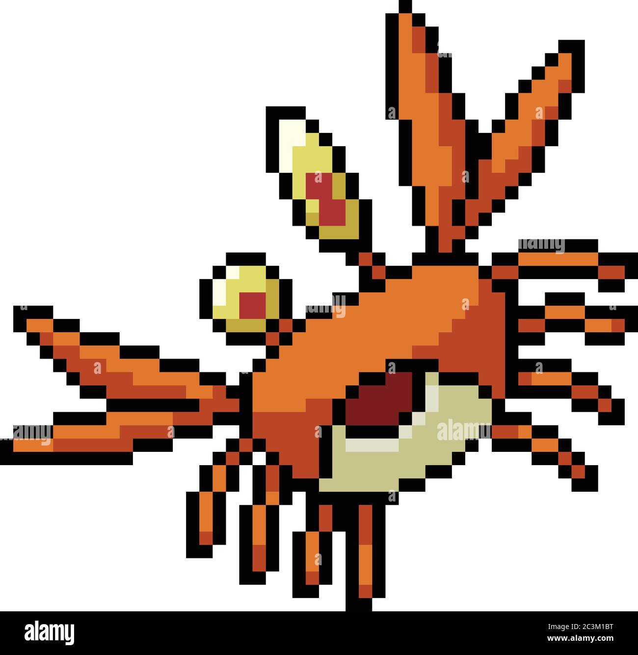 Crab crab face Stock Vector Images - Alamy
