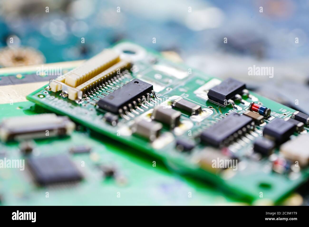 E-waste electronic, computer circuit cpu chip mainboard core processor ...