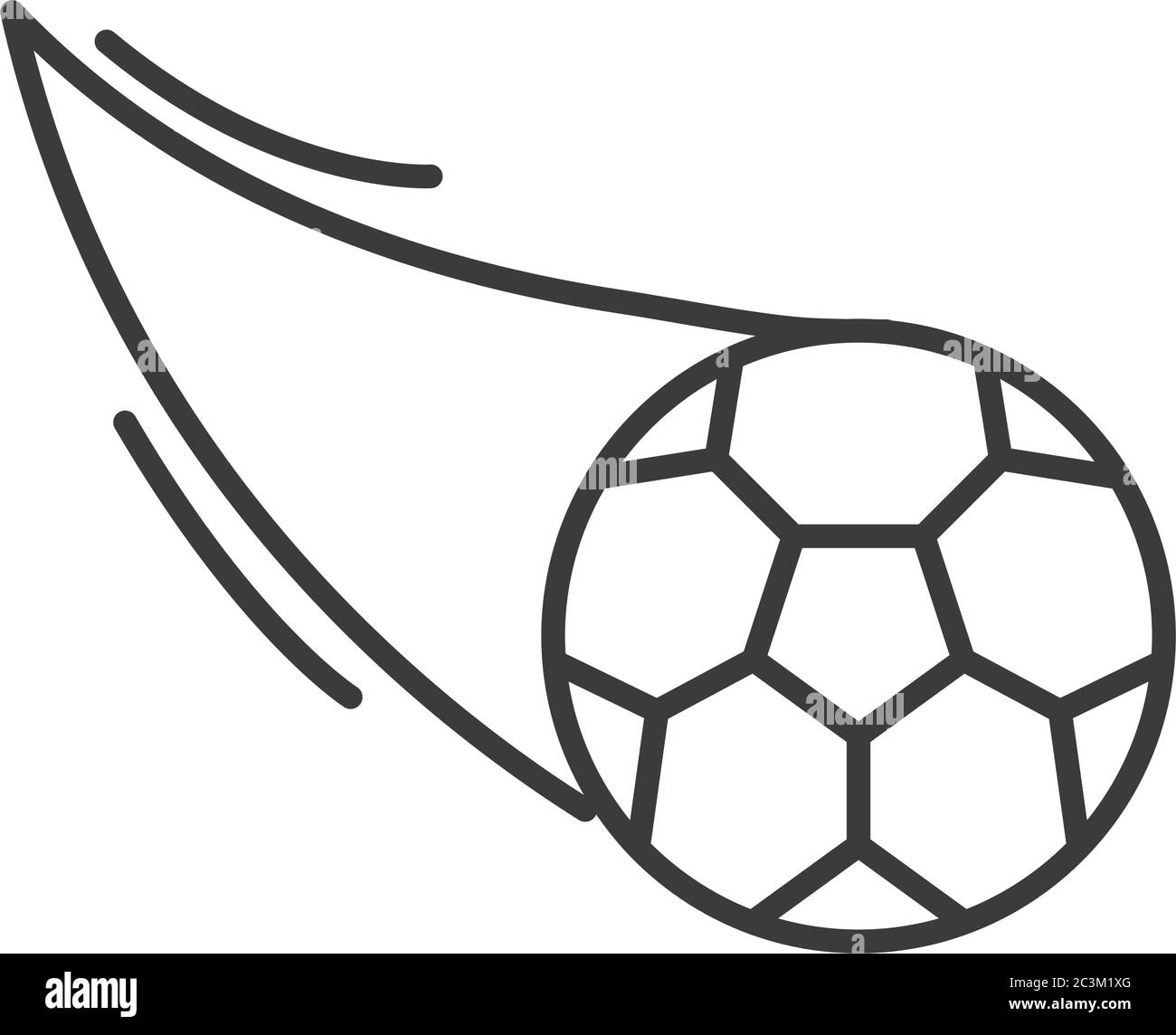 Flying football playing sport Stock Vector Images - Alamy