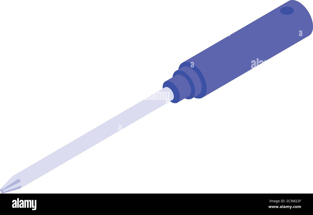 Screwdriver icon, isometric style Stock Vector Image & Art - Alamy