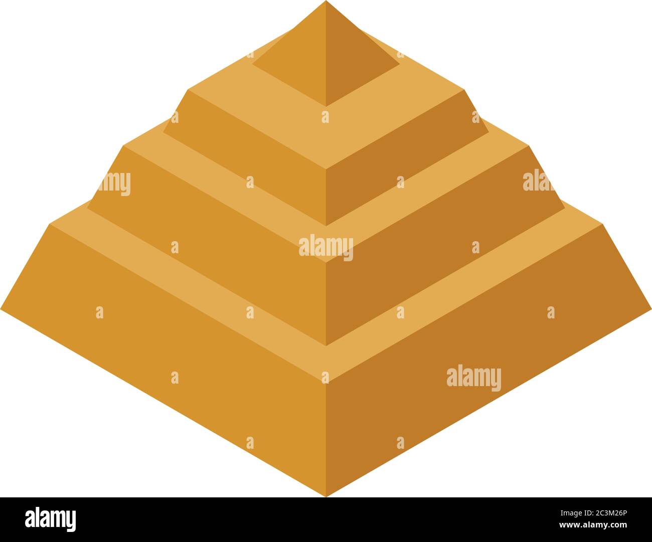 Step pyramid icon, isometric style Stock Vector Image & Art - Alamy