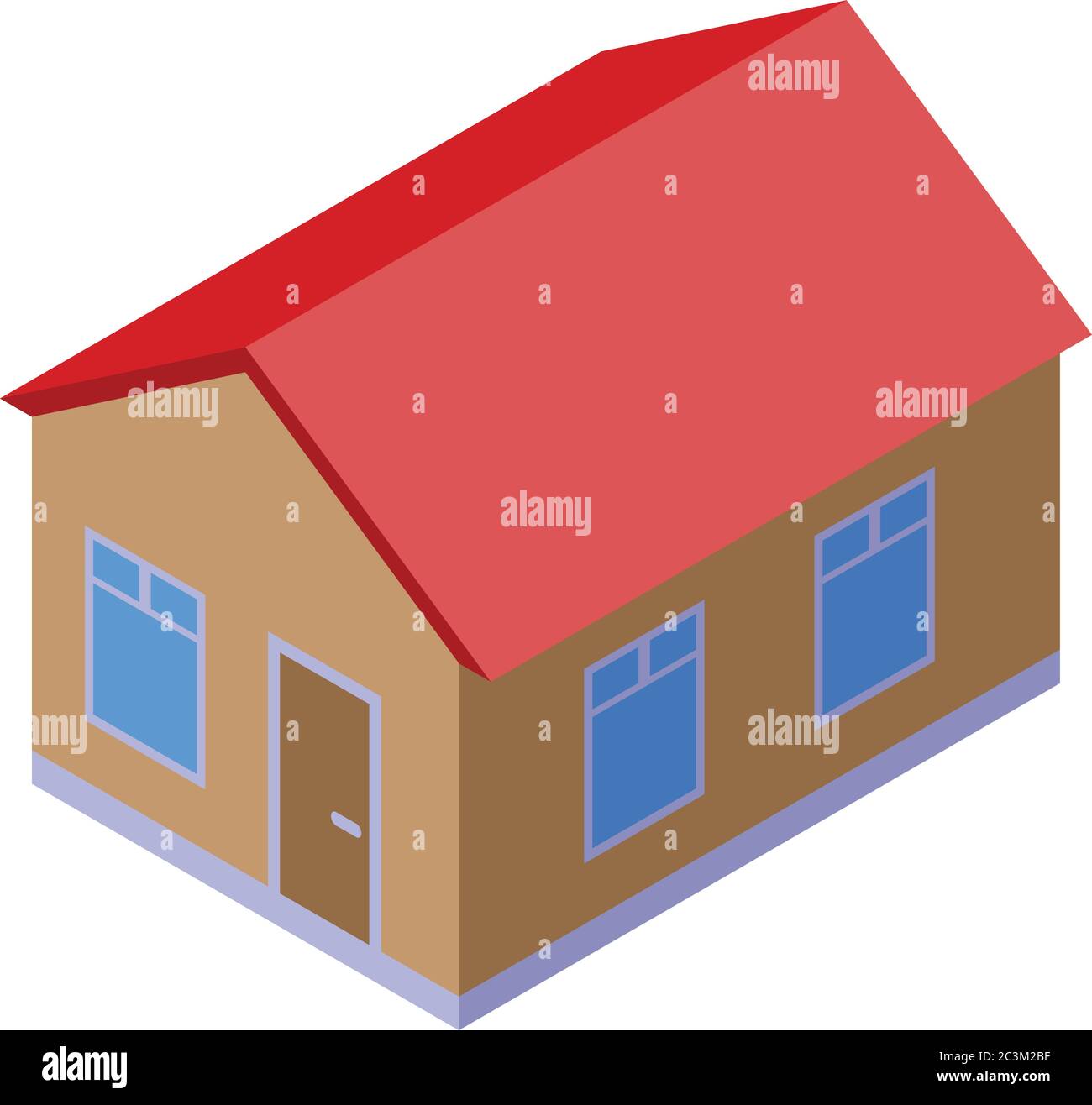 Village house icon, isometric style Stock Vector Image & Art - Alamy