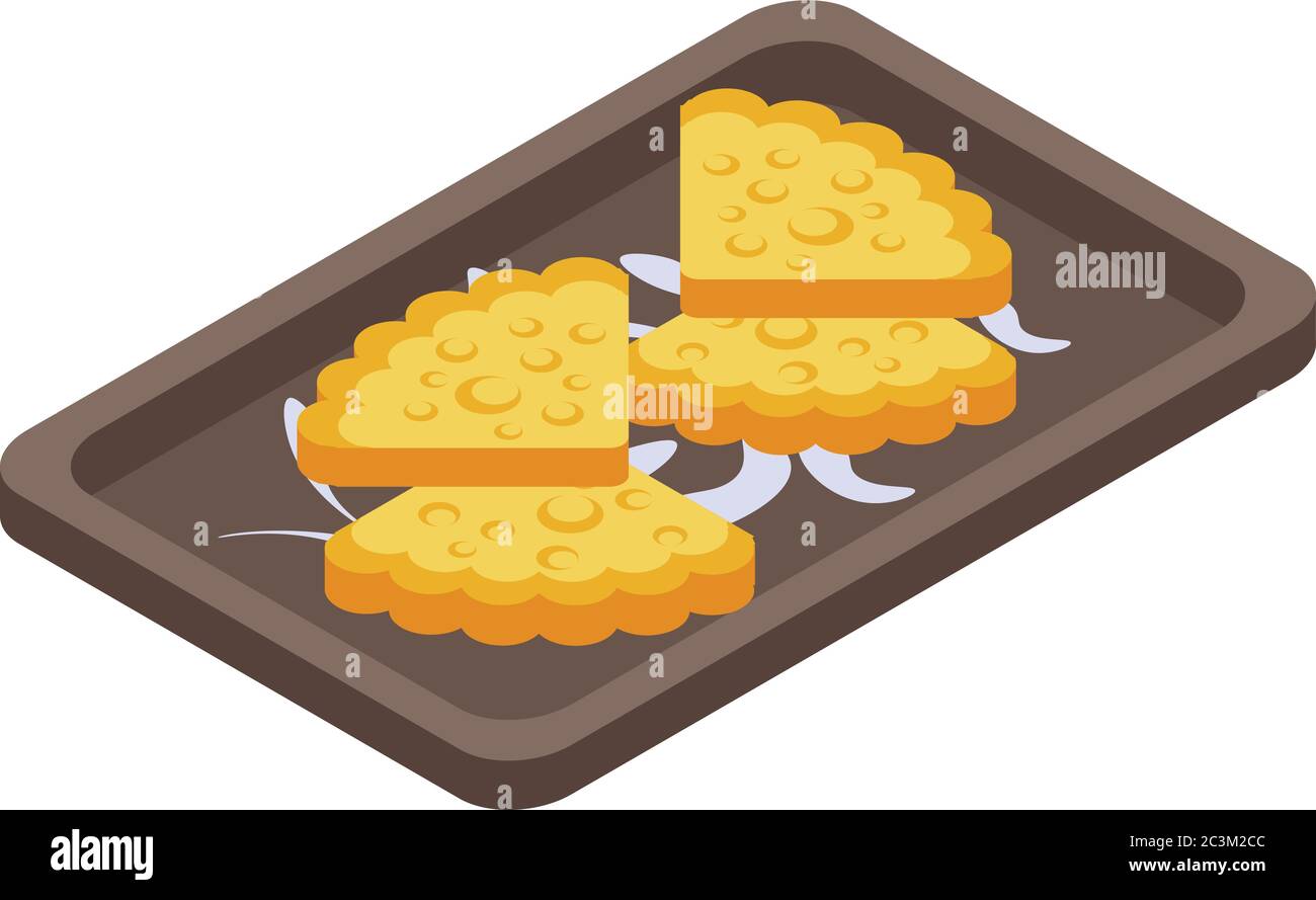 Indian corn dish icon, isometric style Stock Vector Image & Art - Alamy