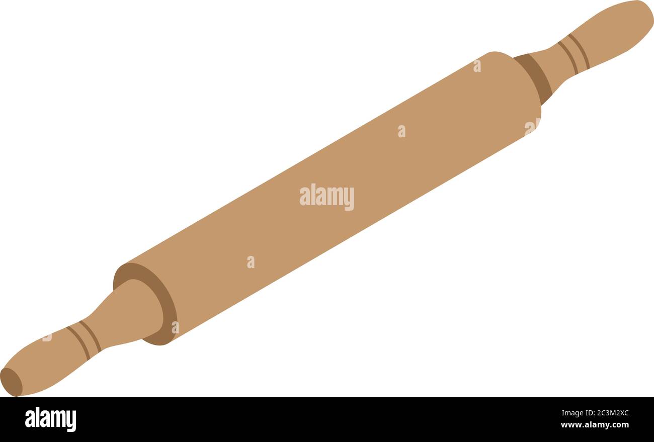 Flour roller icon, isometric style Stock Vector Image & Art - Alamy