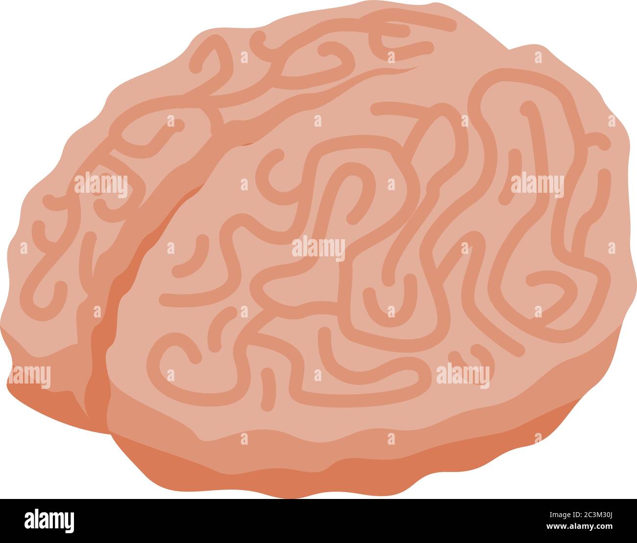 Zombie brain icon, isometric style Stock Vector Image & Art - Alamy