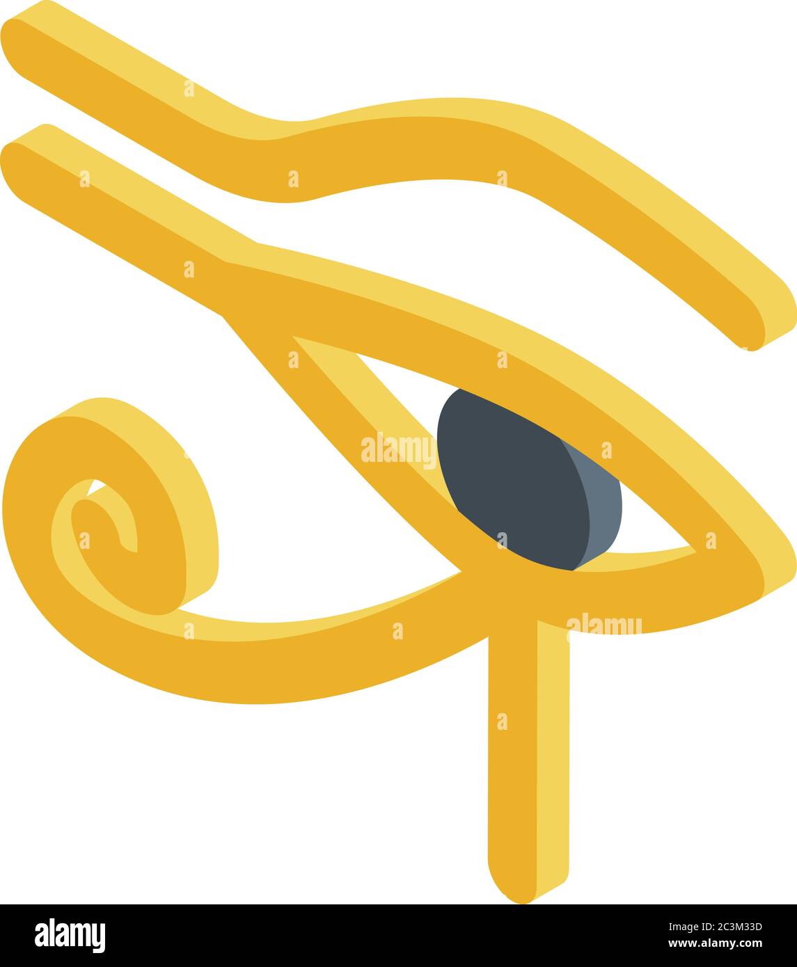 Egypt pyramid eye icon, isometric style Stock Vector Image & Art - Alamy