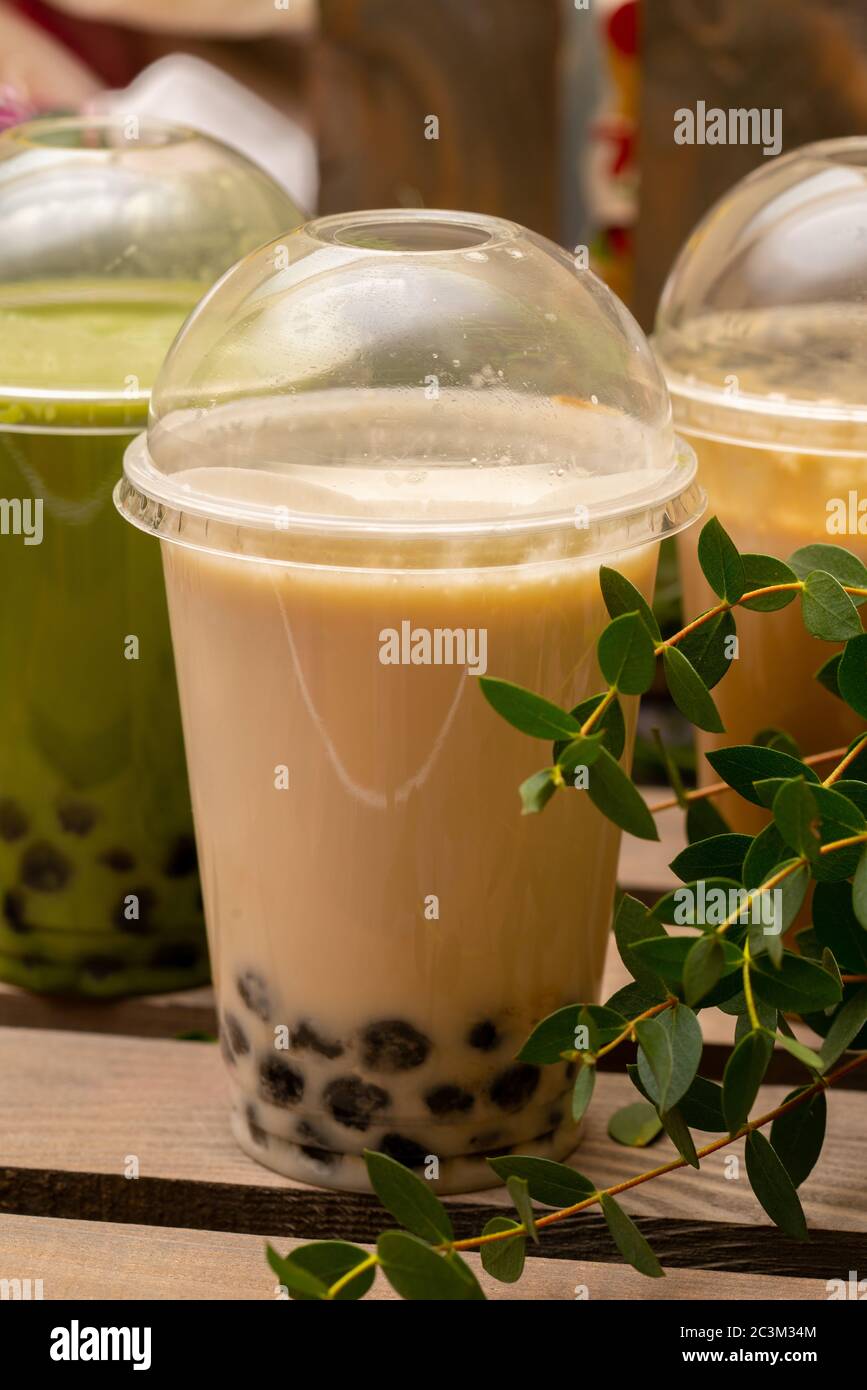 tasty bubble tea Stock Photo - Alamy