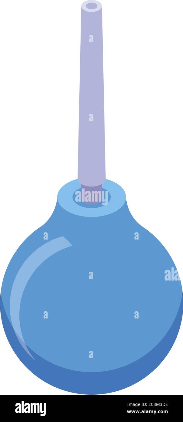 Medical hand pump icon, isometric style Stock Vector Image & Art - Alamy