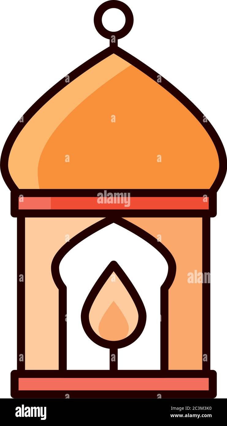 burning candle in lantern eid mubarak islamic religious celebration ...
