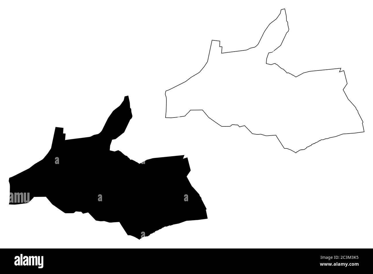 Al Ain City (United Arab Emirates, UAE, Emirate of Abu Dhabi) map ...