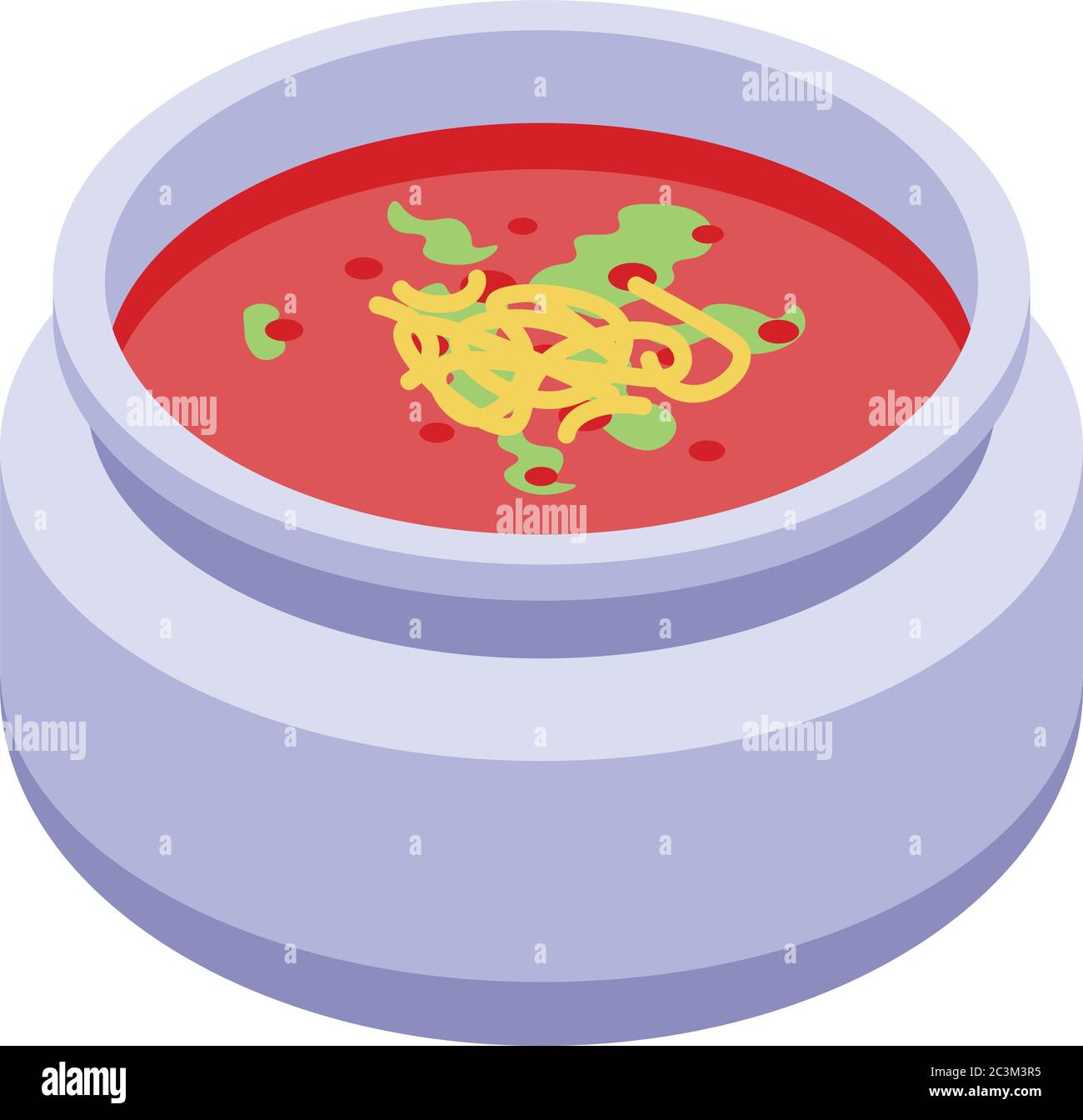 Classic indian soup icon, isometric style Stock Vector Image & Art - Alamy