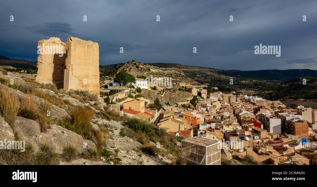 Old town of Xixona in Spain Stock Photo - Alamy