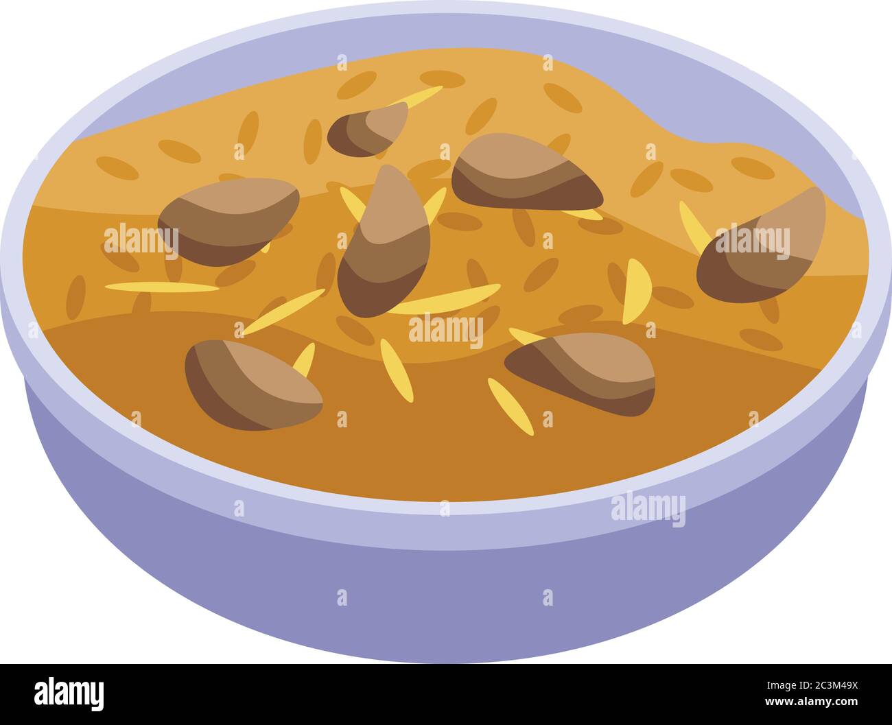 Russian rice dish icon, isometric style Stock Vector Image & Art - Alamy